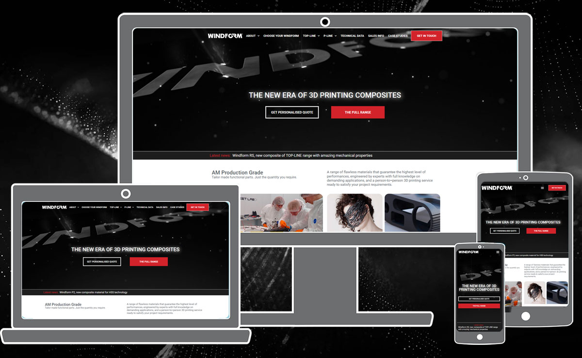Windform. The new era of 3D printing composite materials